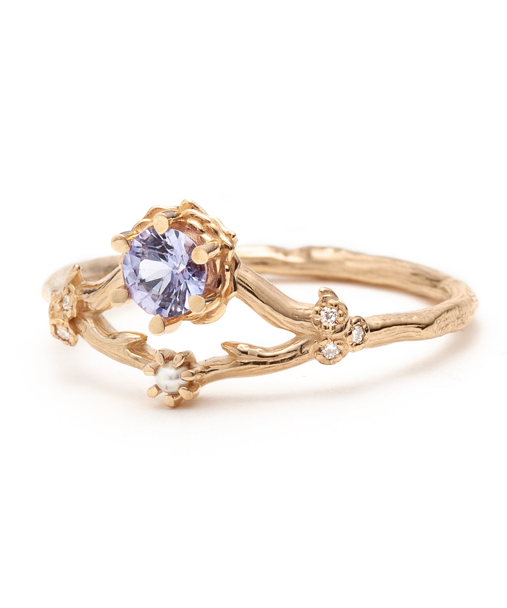 Tanzanite Frida Ring - READY-TO-SHIP – Sofia Zakia
