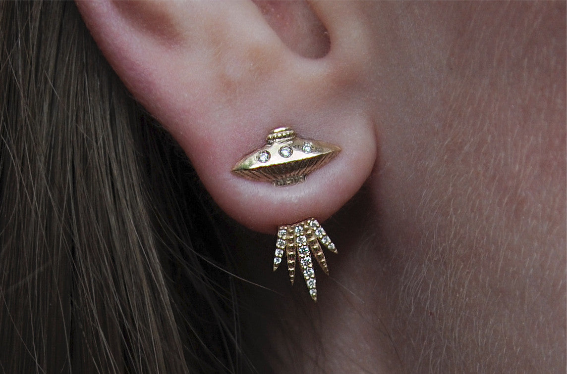 Diamond Tender Abduction UFO Earring – Sofia Zakia