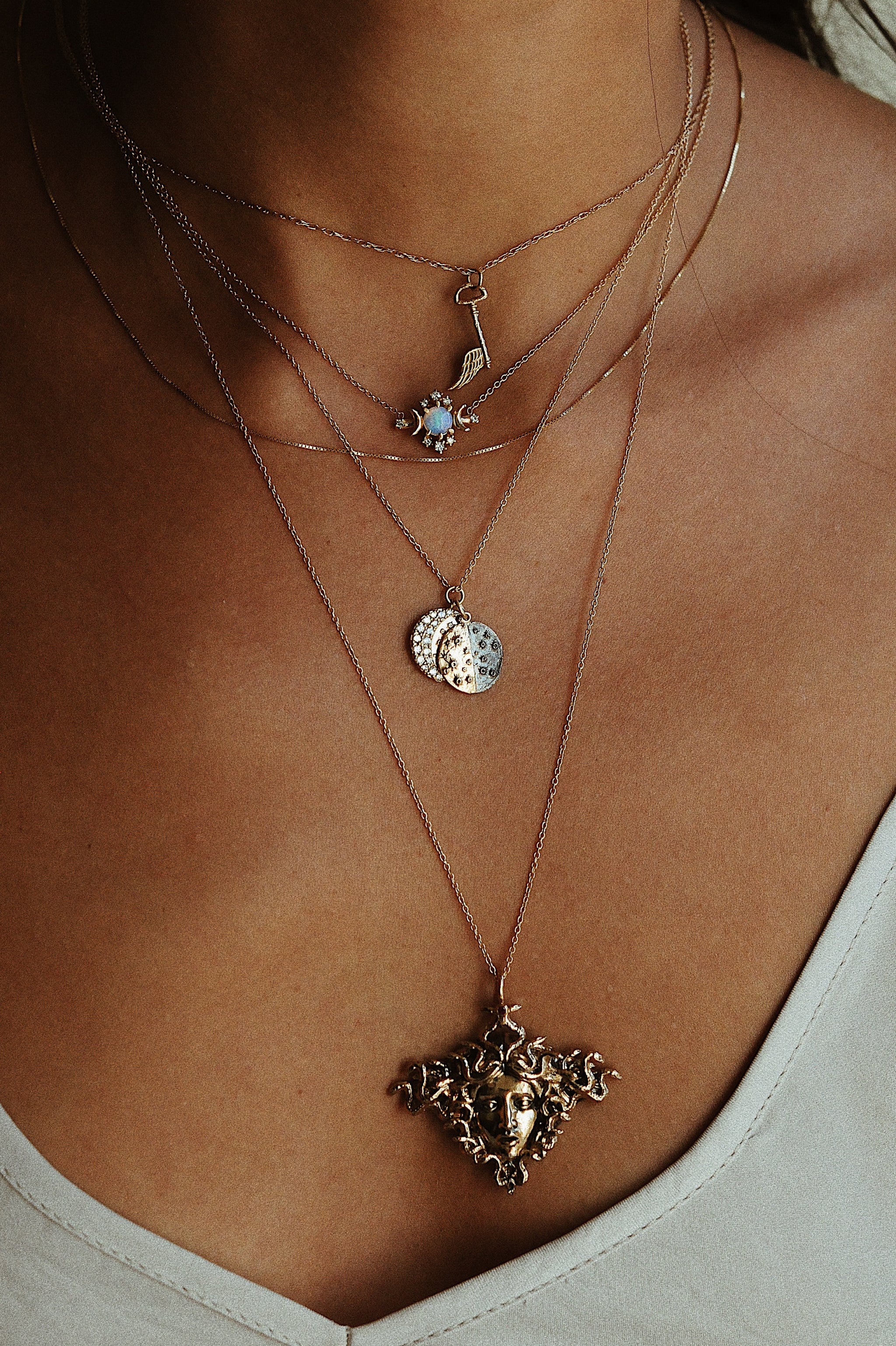 Angel Key Necklace – Sofia Zakia