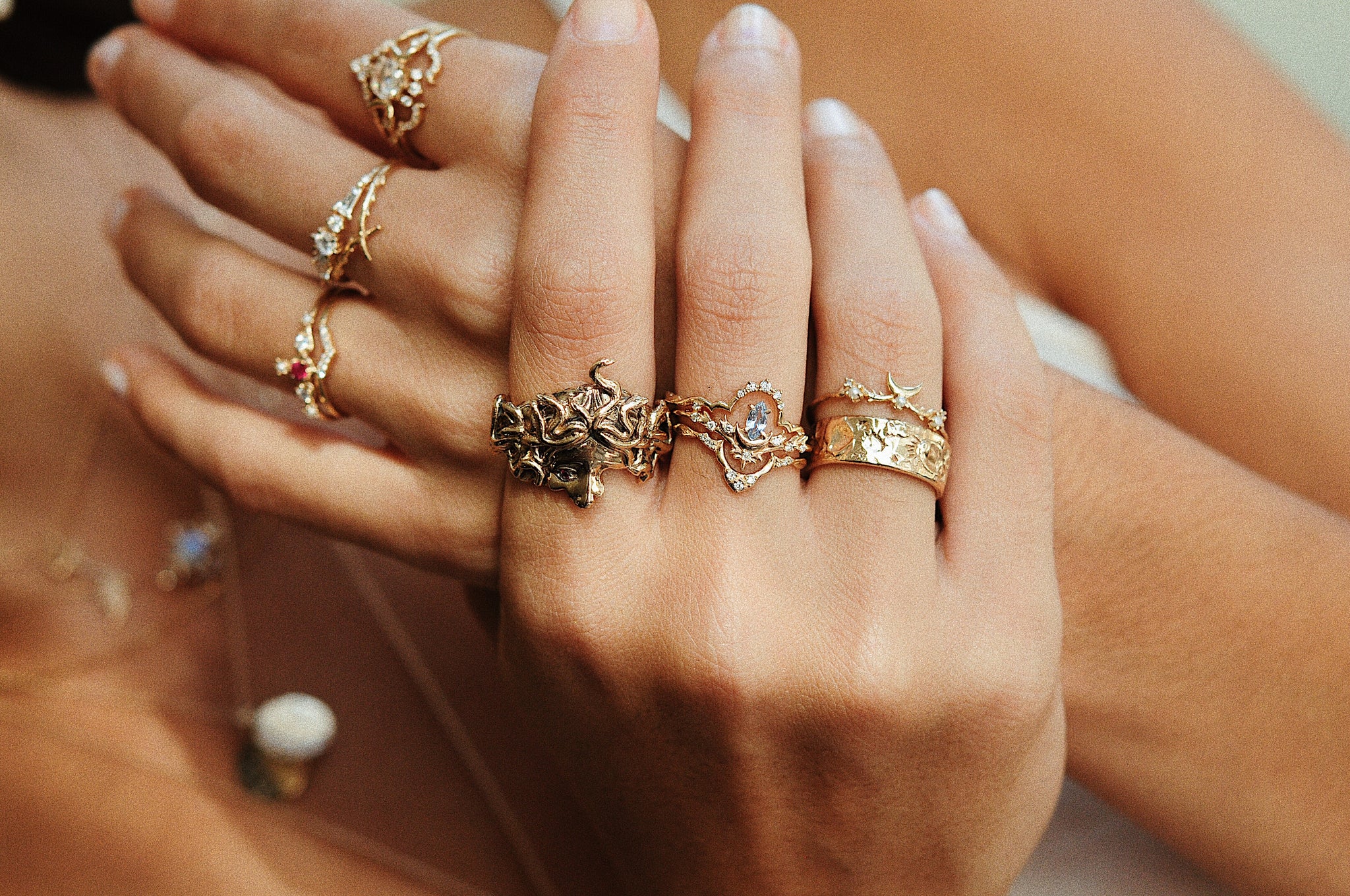 Ruby Medusa's Veil Ring – Sofia Zakia